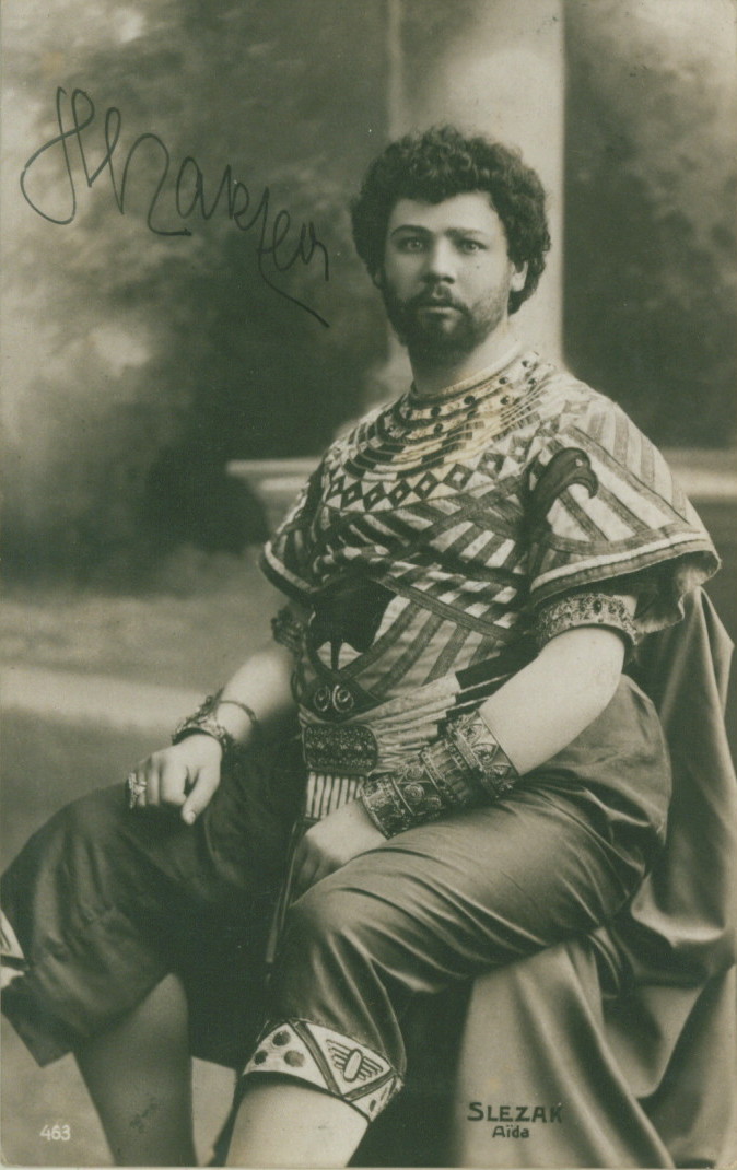 Slezak, Leo - Postcard Photograph As Radames