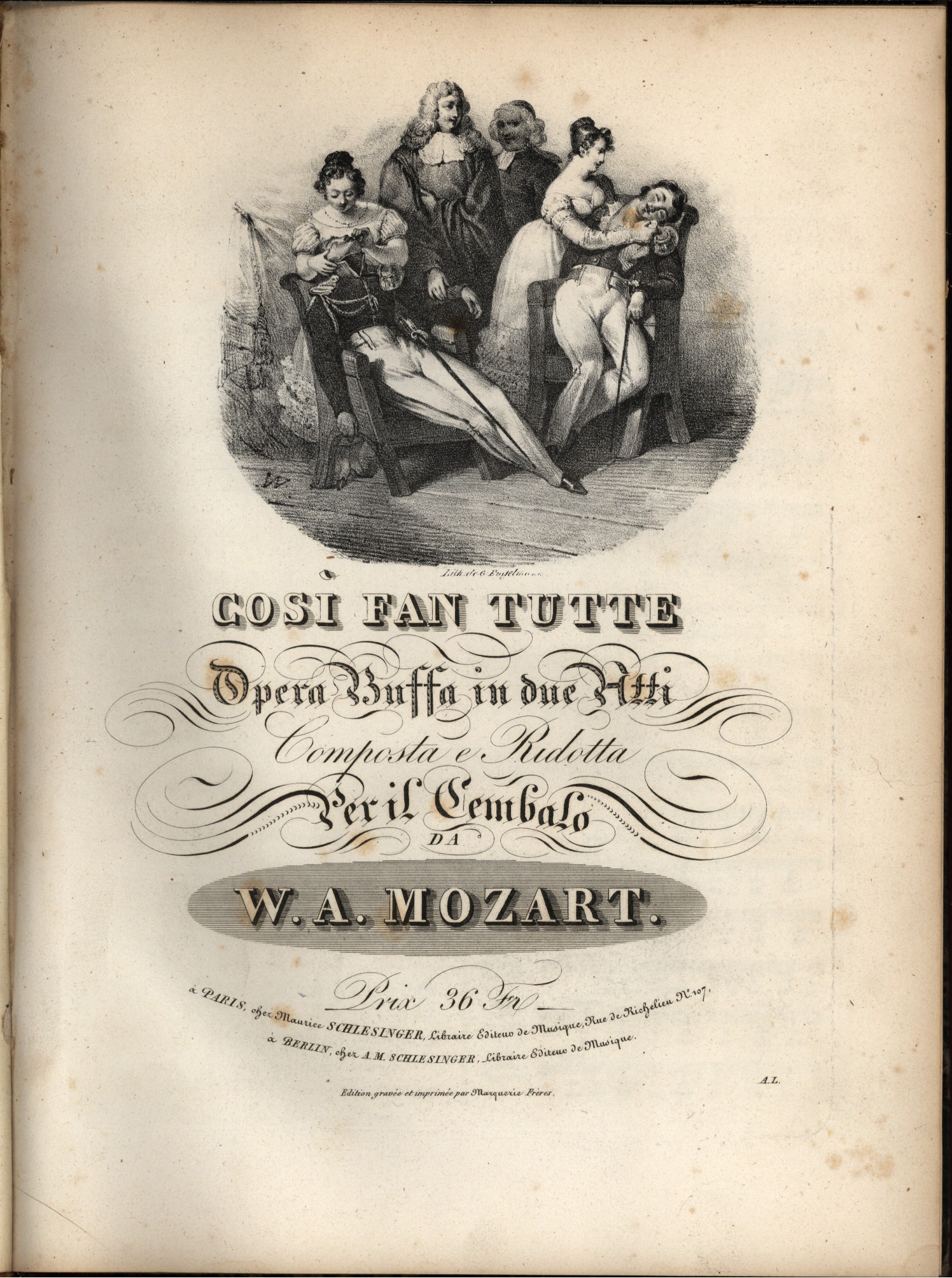 Mozart, W.A. - Così Fan Tutte, K588, "Così Fan Tutte: Opera Buffa In Due...