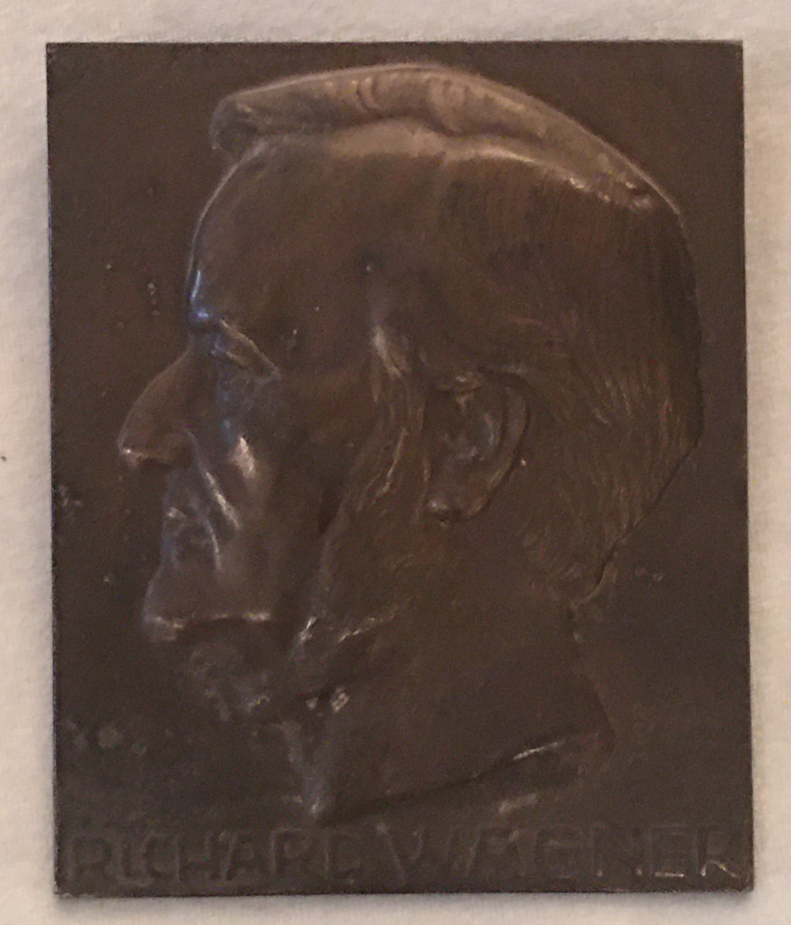 Wagner Bronze Plaque - Schmidt, Rudolf